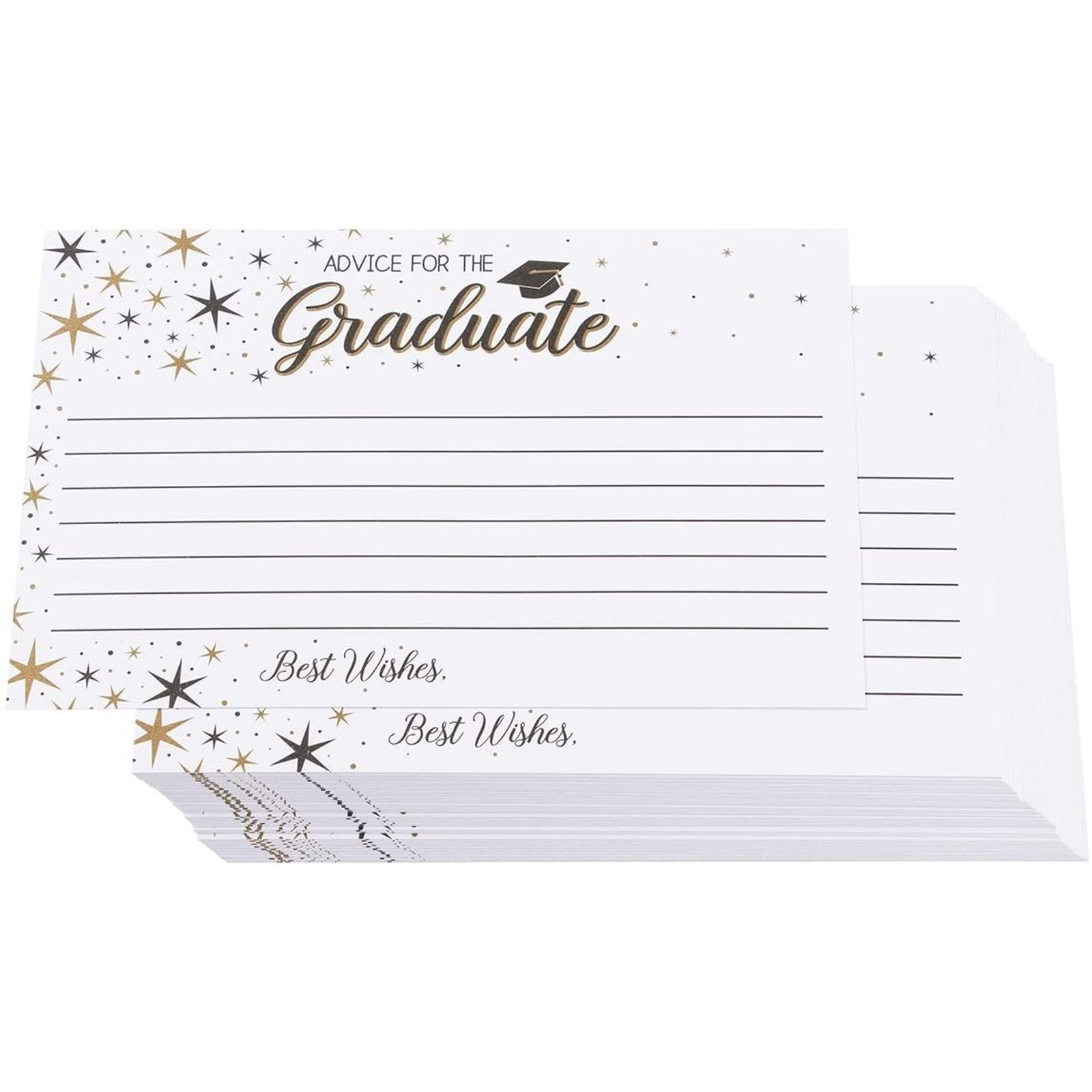 60 Pack Graduation Advice Cards, Advice for the Graduate (4x6 Inch ...