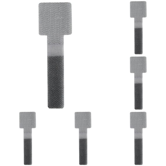 60 Pack Hook and Loop Cable Ties, Adhesive Cable Clips, Cord Organizer ...