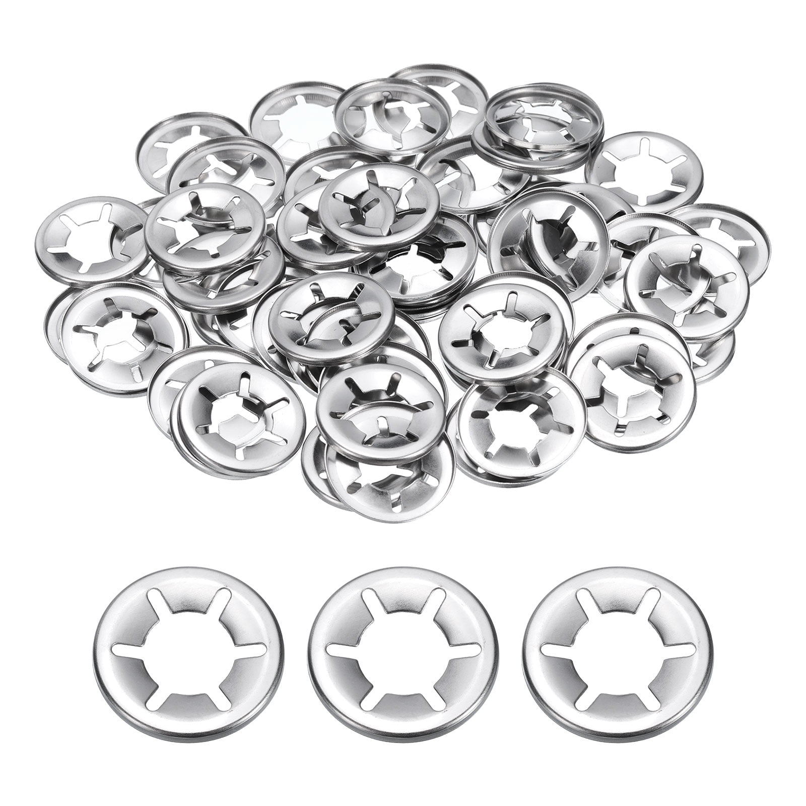 60 Pack Internal Tooth Star Lock Washers M14 Quick Locking Washers ...