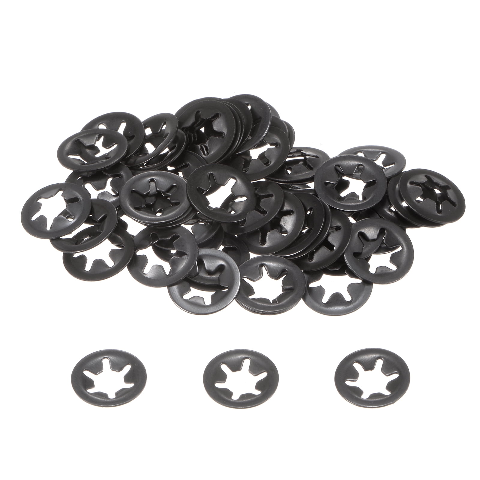 60 Pack Internal Tooth Star Lock Washers M5 Quick Speed Locking Washers ...