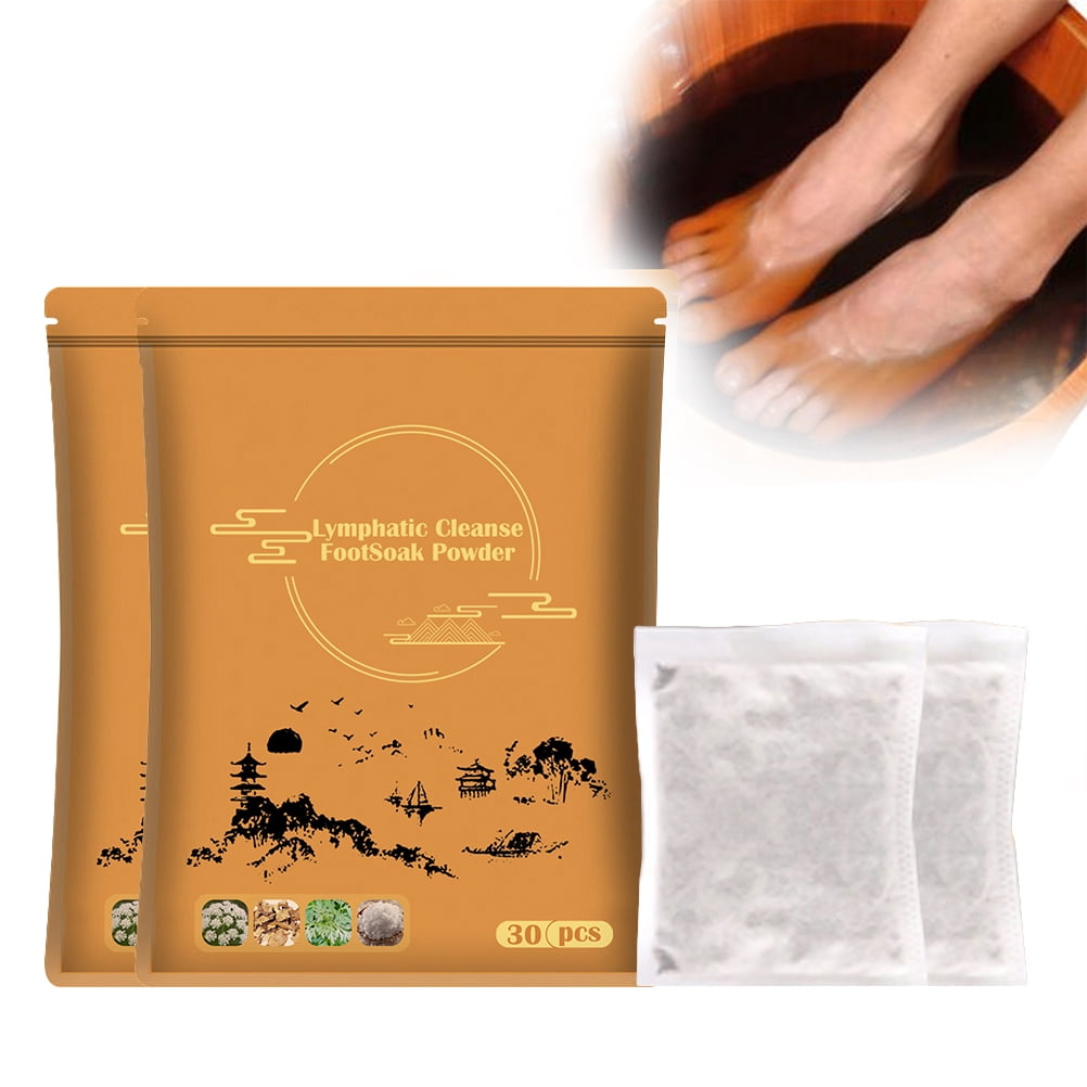 60 Pack Lymphatic Drainage Foot Soak Weight Loss Foot Bath SPA Relax ...