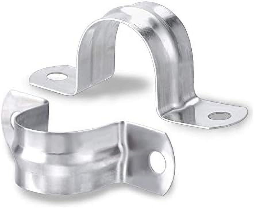 60 Pack M25 (1 Inch) Stainless Steel Rigid Pipe Strap with 2 Holes ...