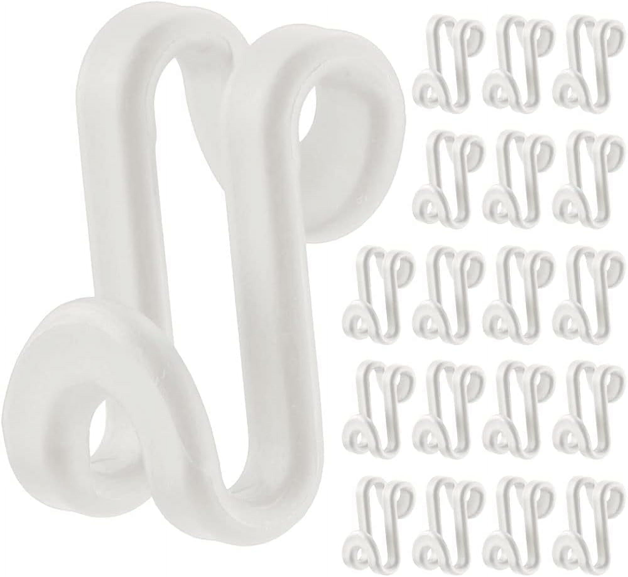 60 Pack S Shape Clothes Hanger Connector Hooks Extender Clips Mini ...
