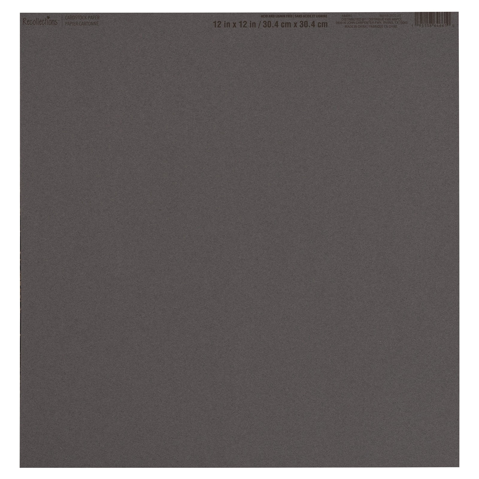 60 Pack: Smooth Solid Cardstock Paper by Recollections™, 12" x 12 ...