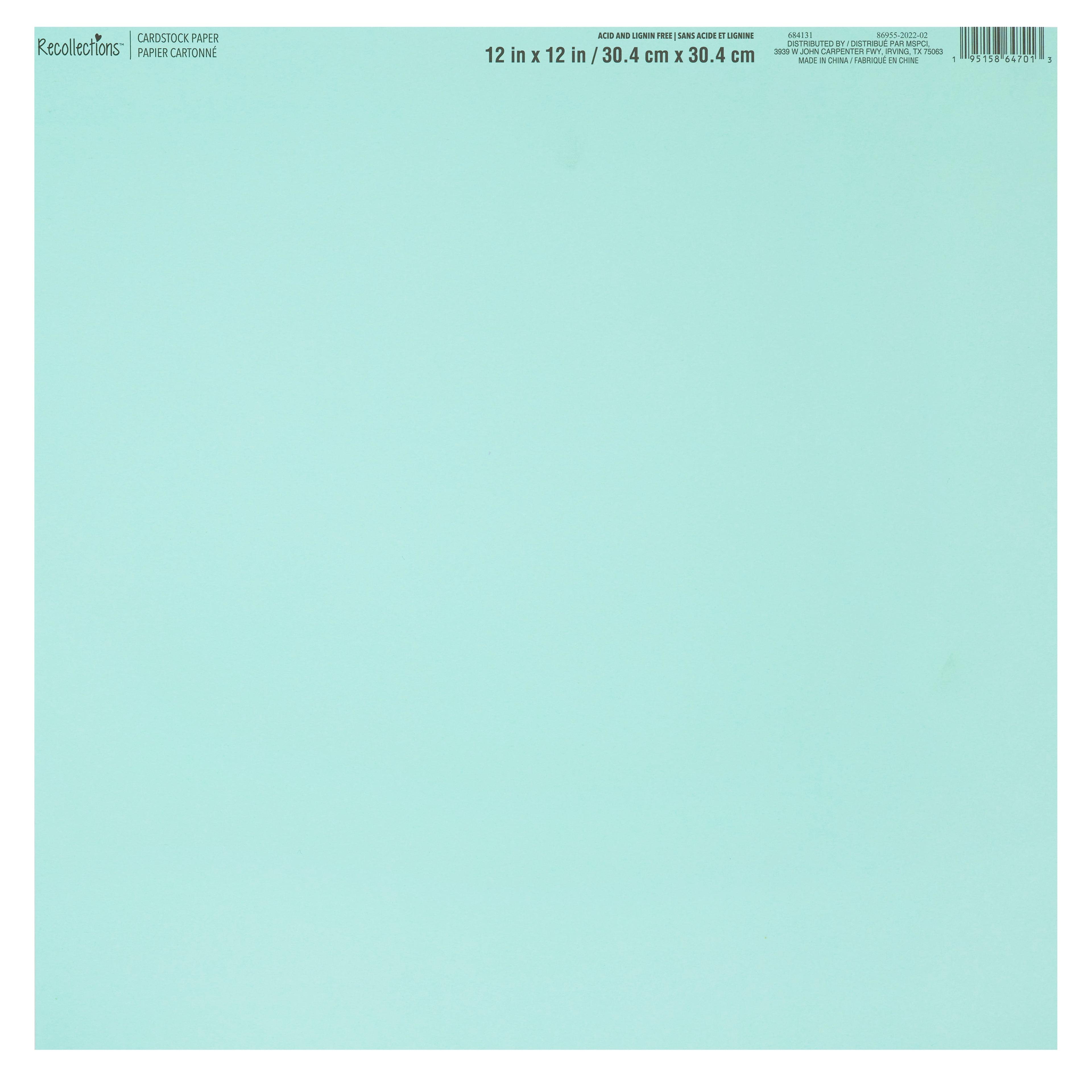 60 Pack: Smooth Solid Cardstock Paper by Recollections™ - 12" x 12 ...