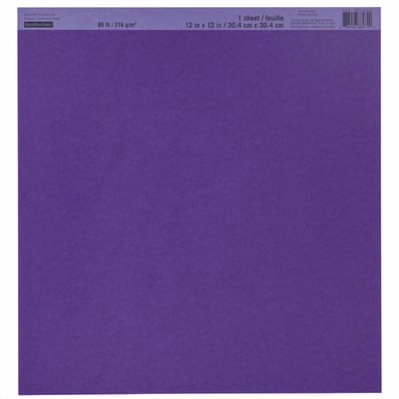 Recollections Smooth Solid Cardstock Paper, 12" x 12", 60 Pack ...