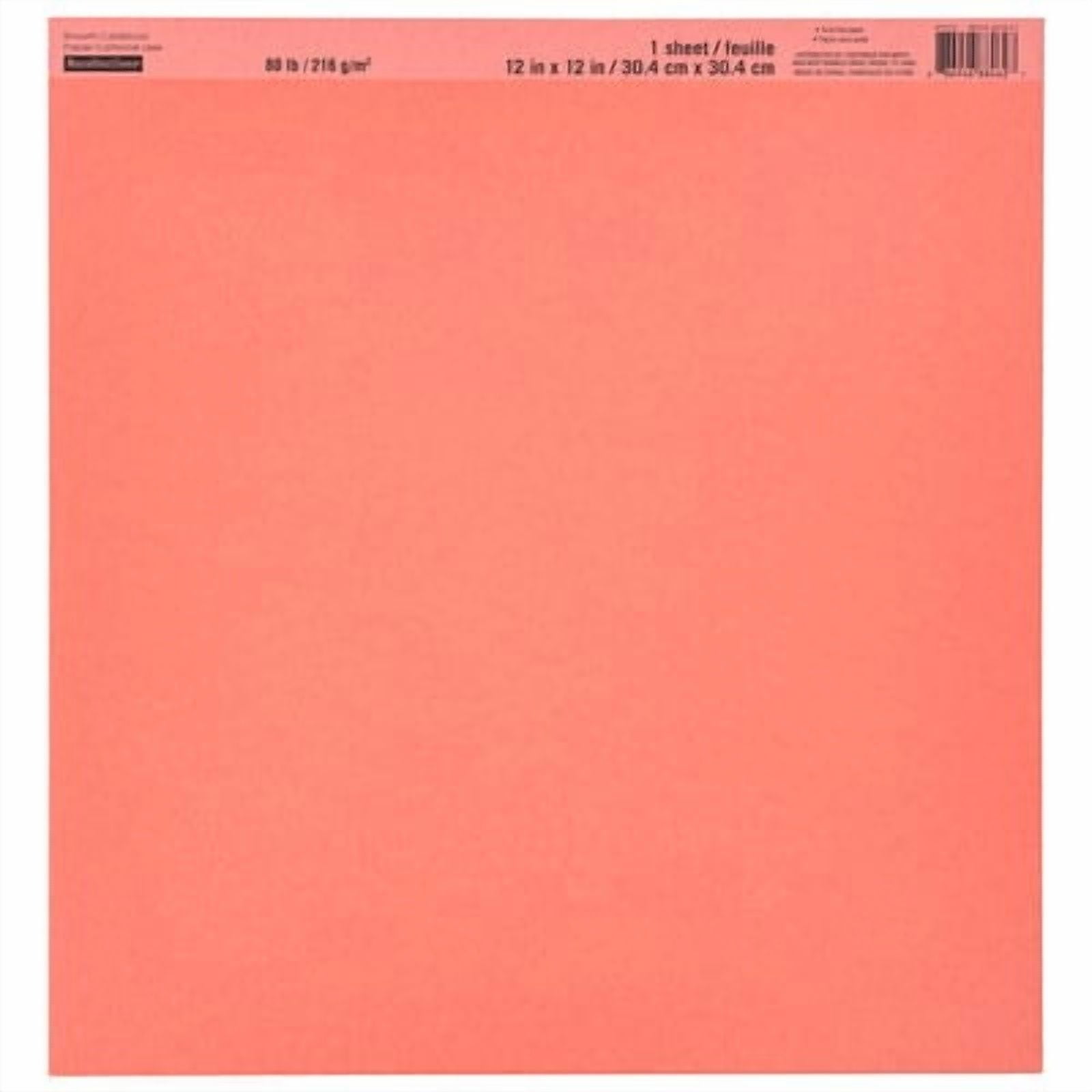 Recollections Smooth Solid Cardstock Paper, 12" x 12", 60 Pack ...