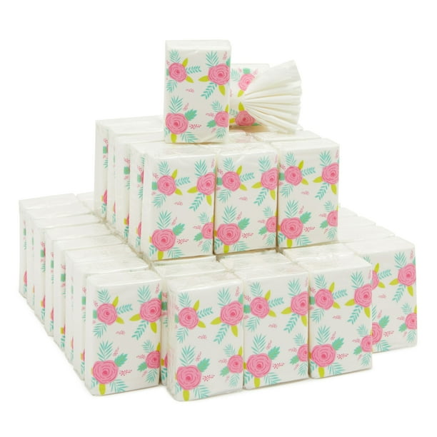 60-Pack Wedding Facial Tissue Souvenirs for Guests - Welcome Bag Party ...