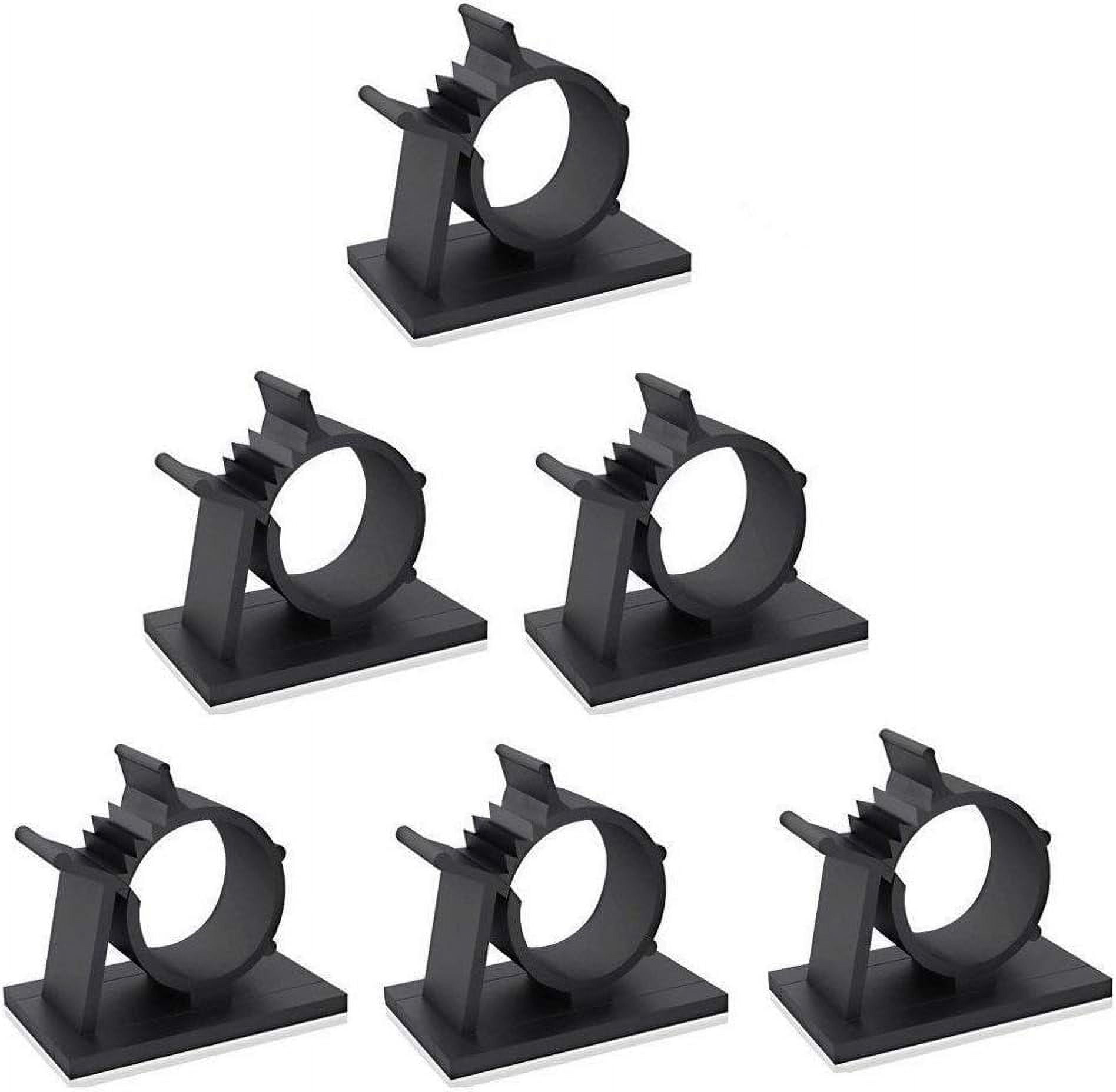 60 Packs Adjustable Cable Cord Fasteners Holder Adhesive Tie Clips ...