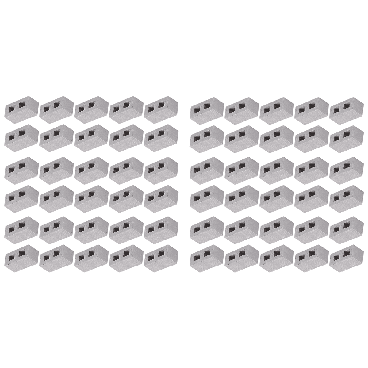 60 Packs Cinder Blocks 1/12 Scale Mini Bricks Concrete Miniature Tiny ...
