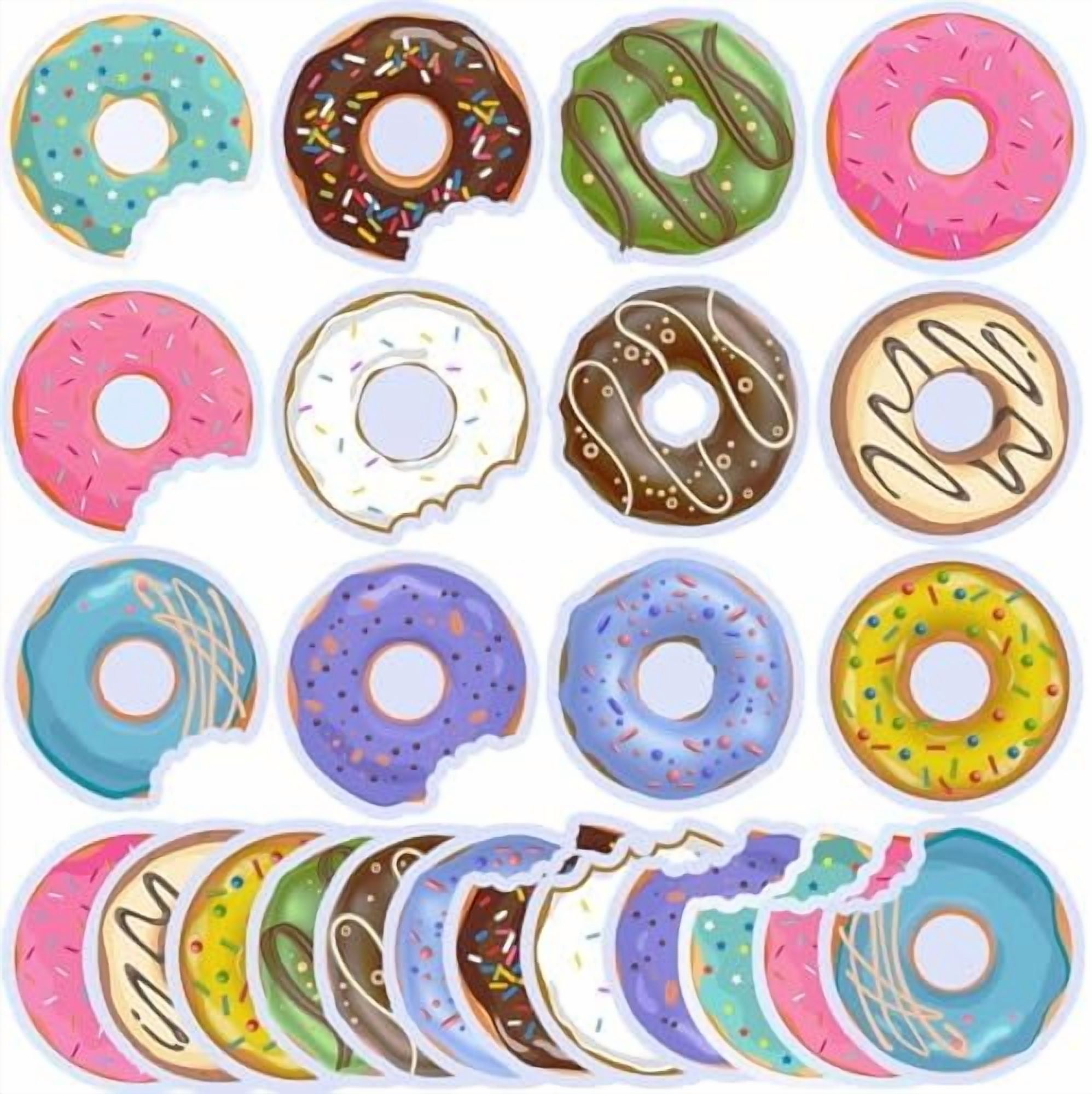 60 Packs Donut Sticky Notes Cute Self Sticky Notes Kawaii Donut Party ...