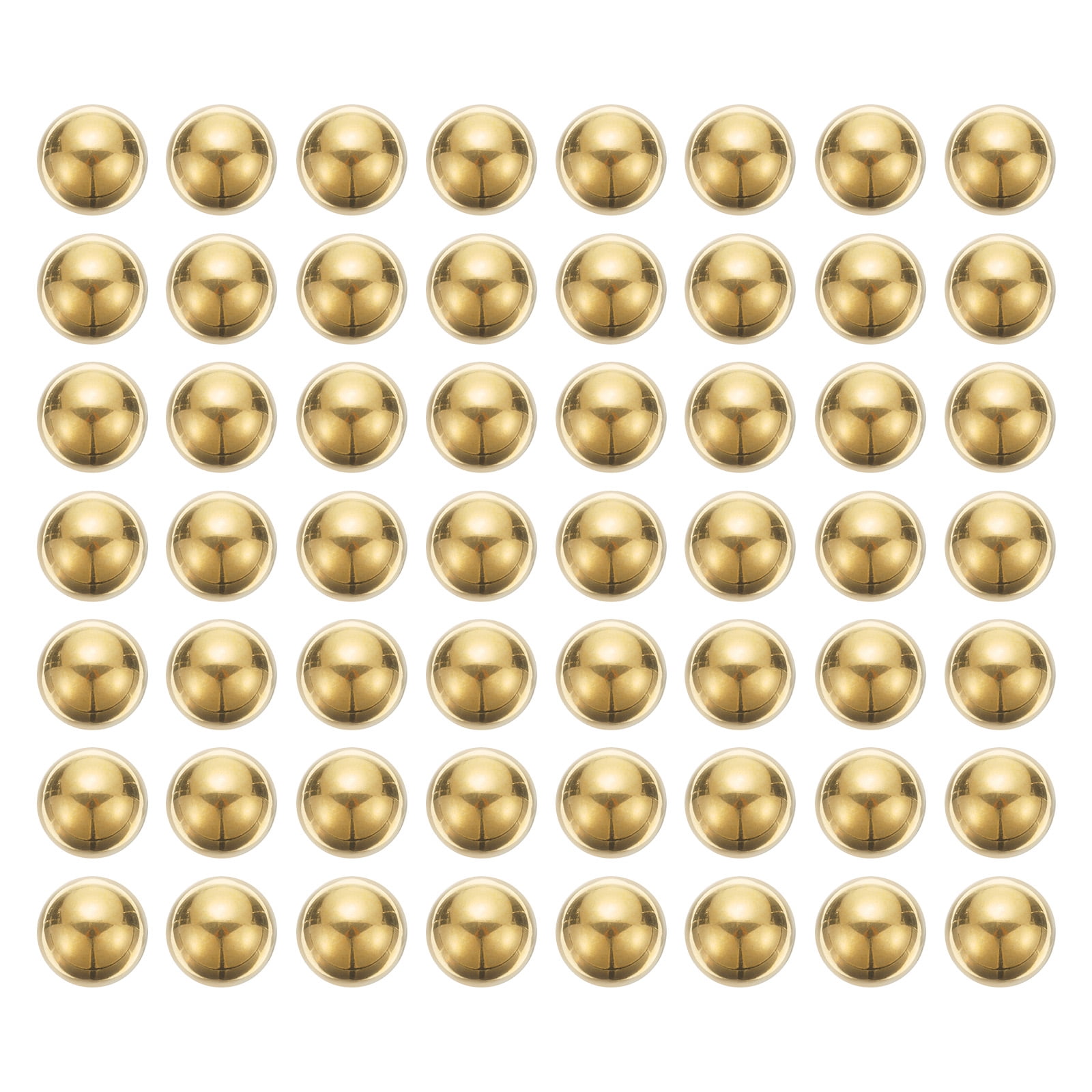 Uxcell 60 pack Precision Solid Brass Bearing Balls 1/4" Industrial ...