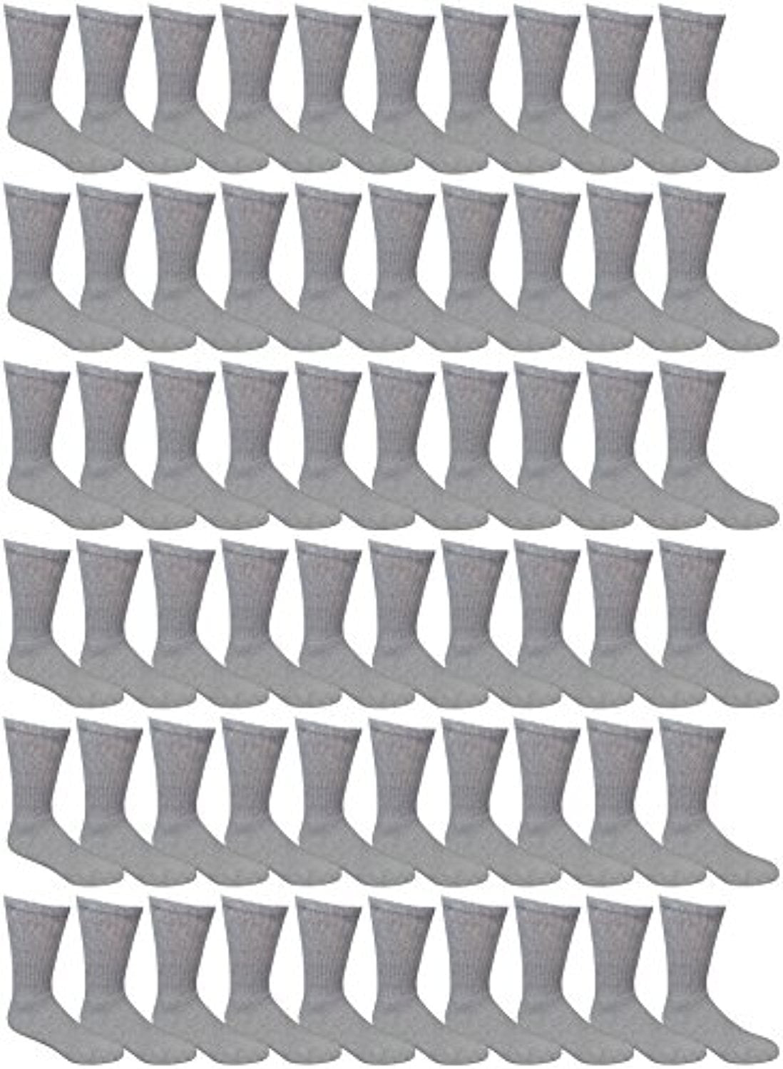 60 Pairs of Kids Sports Crew Socks, Wholesale Bulk Pack Sock for boys ...