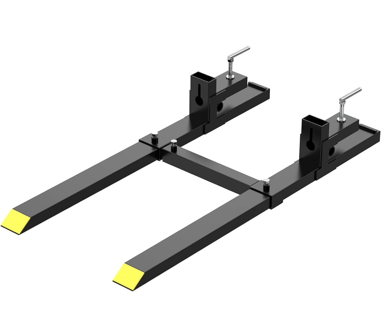 60" Pallet Forks, 4000lbs Clamp on Pallet Forks, Heavy Duty Tractor ...