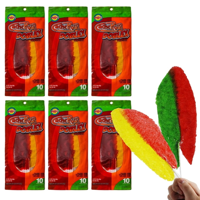 60 Pc Bulk Mexican Lollipops Slaps Doblex Picosita Spicy Paletas Candy ...