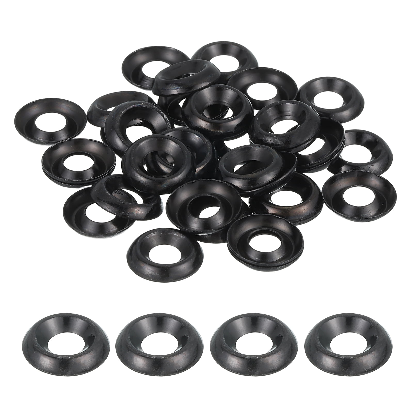 60 Pcs 10# Countersunk Finish Washers Stainless Steel Cup Washer Gasket ...