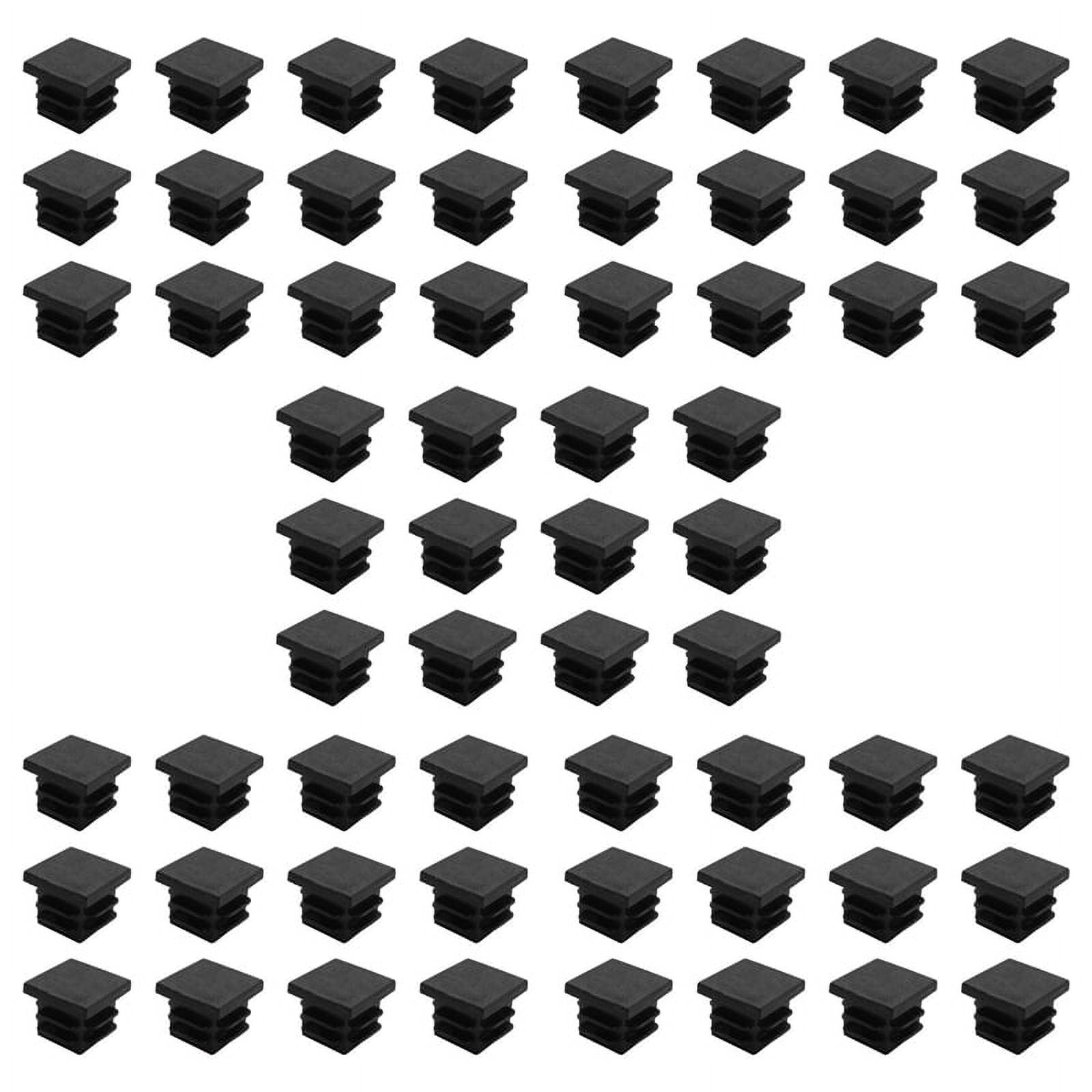 60 Pcs 19mm x 19mm Blanking End Caps Square Tubing Tube Insert Plastic ...