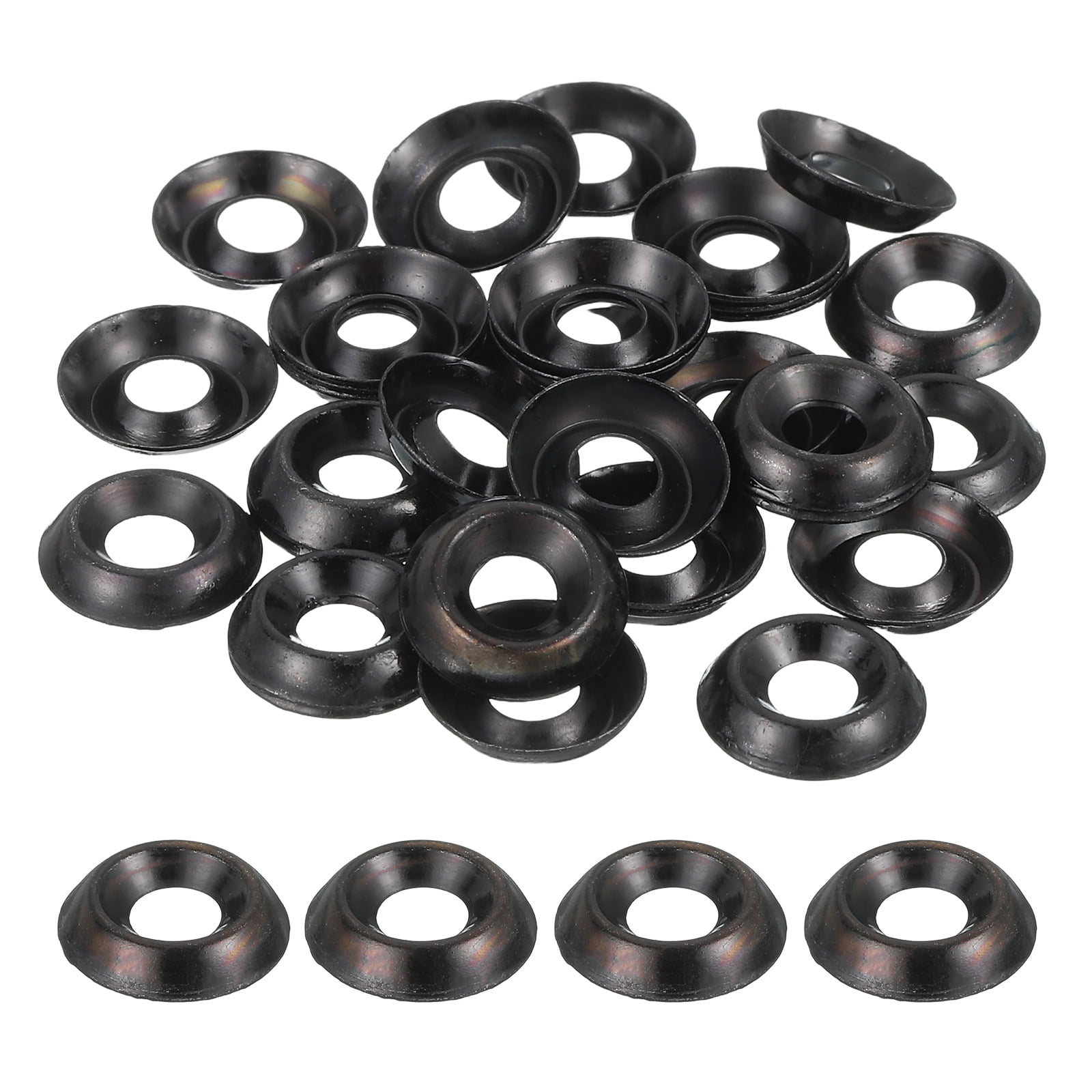 60 Pcs 6# Countersunk Finish Washers Stainless Steel Cup Washer Gasket ...