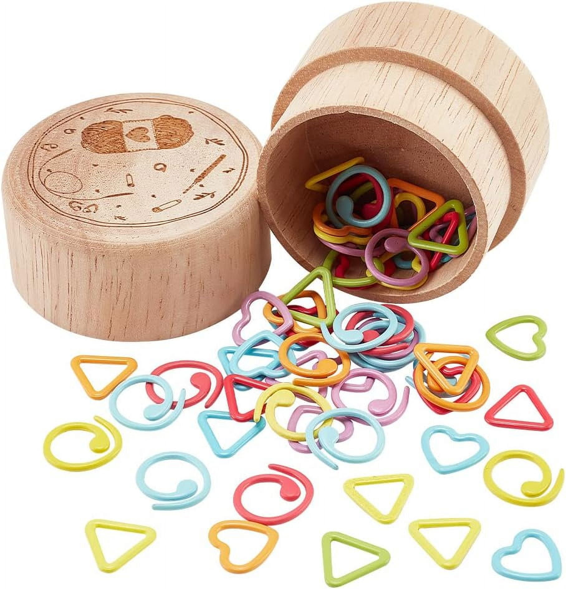 60 Pcs Alloy Ring Shape Knitting Stitch, 6~7mm Triangle Stitch Markers ...