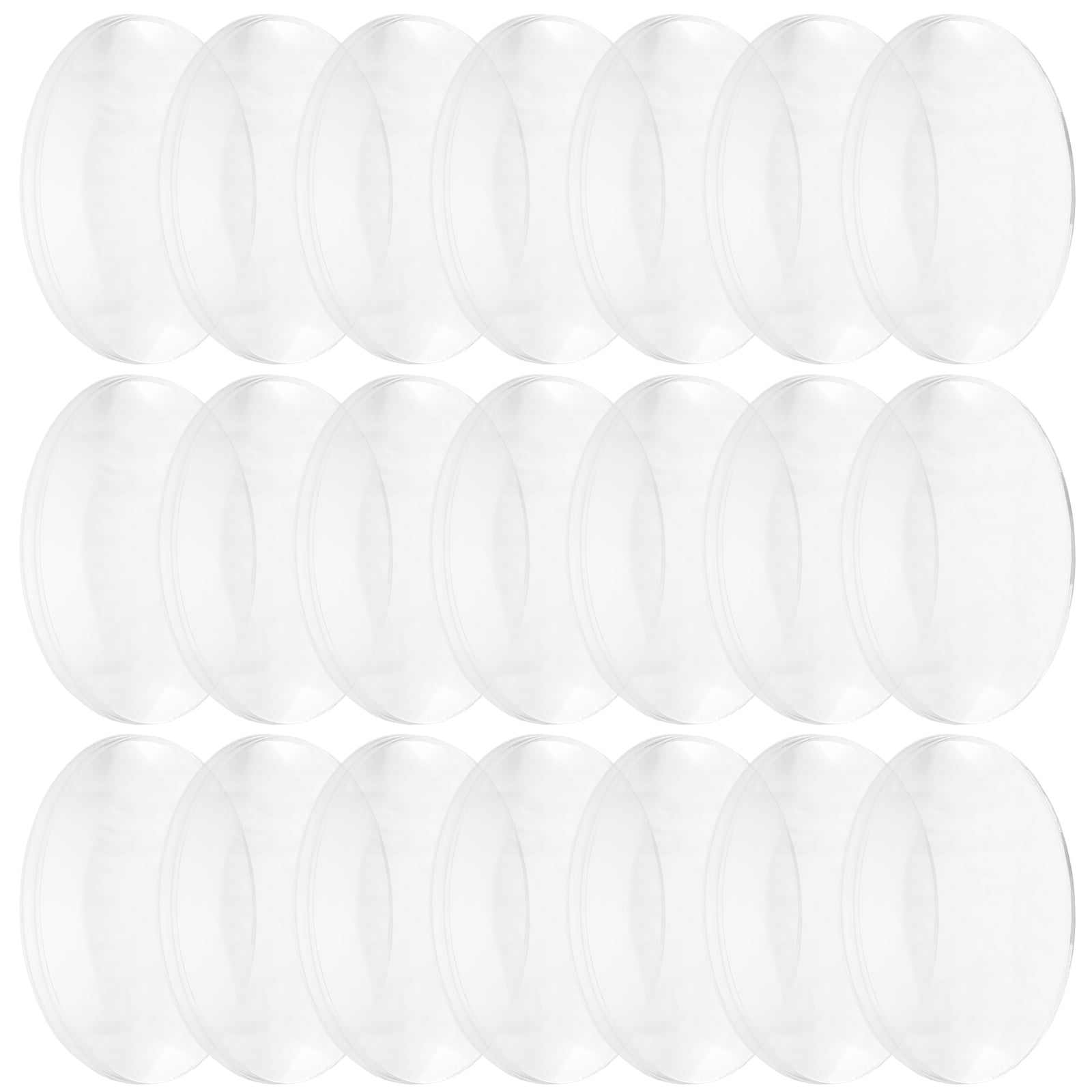 60 Pcs Biconvex Lens Double Magnifying Mirror Tool Telescope Optical ...