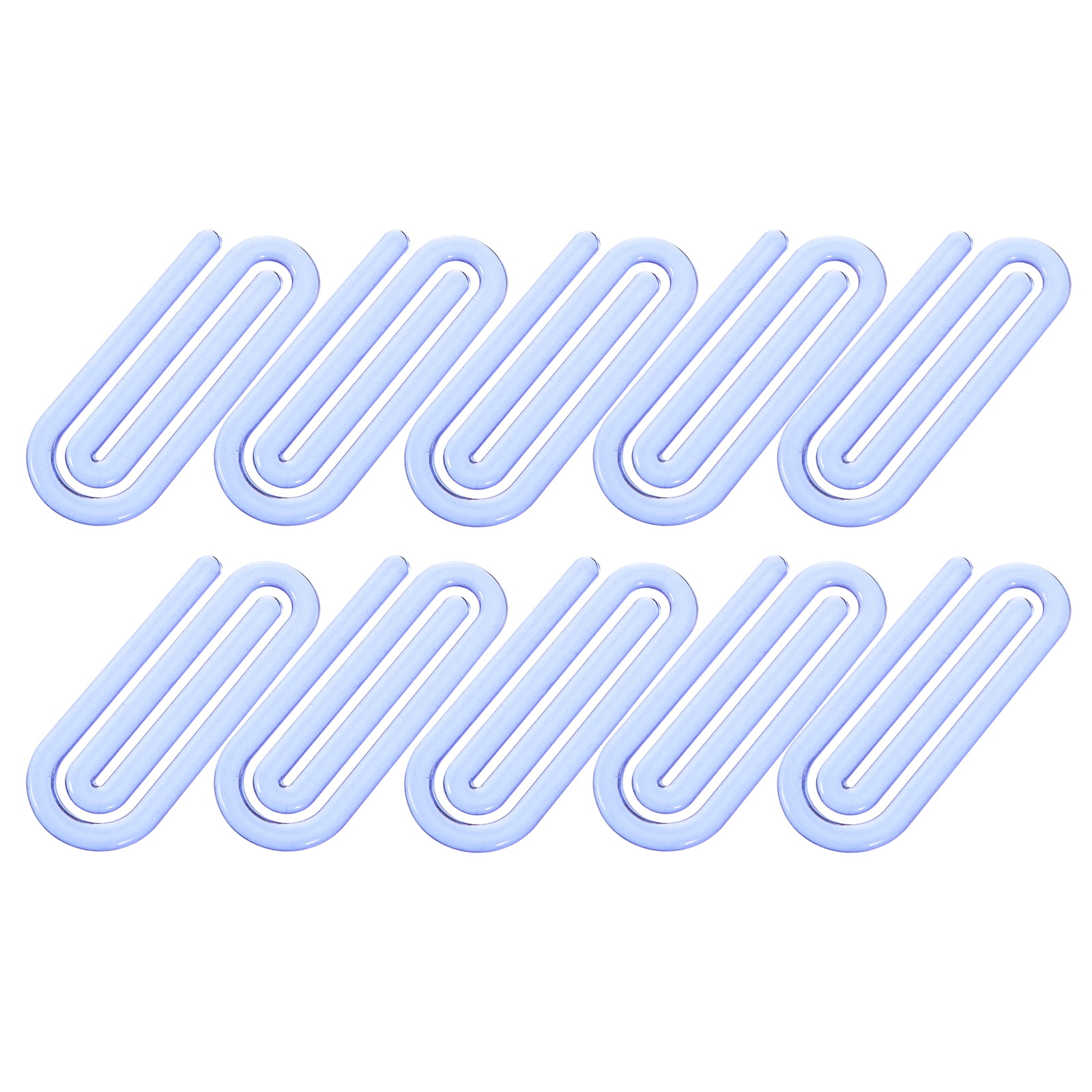 60 Pcs Big Paper Clip Document Fixing Clips Small Plastic Paper Clips ...