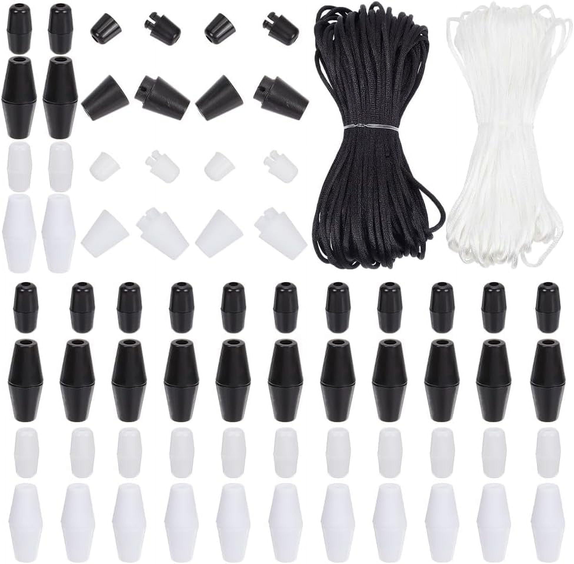 60 Pcs Breakaway Clasps with 40m Replacement Necklace Cords Plastic ...