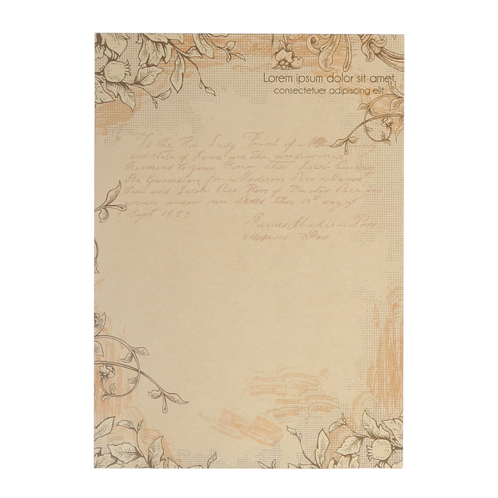 60 Pcs Charming Stationery Paper Vintage Writing Letter Beautiful ...