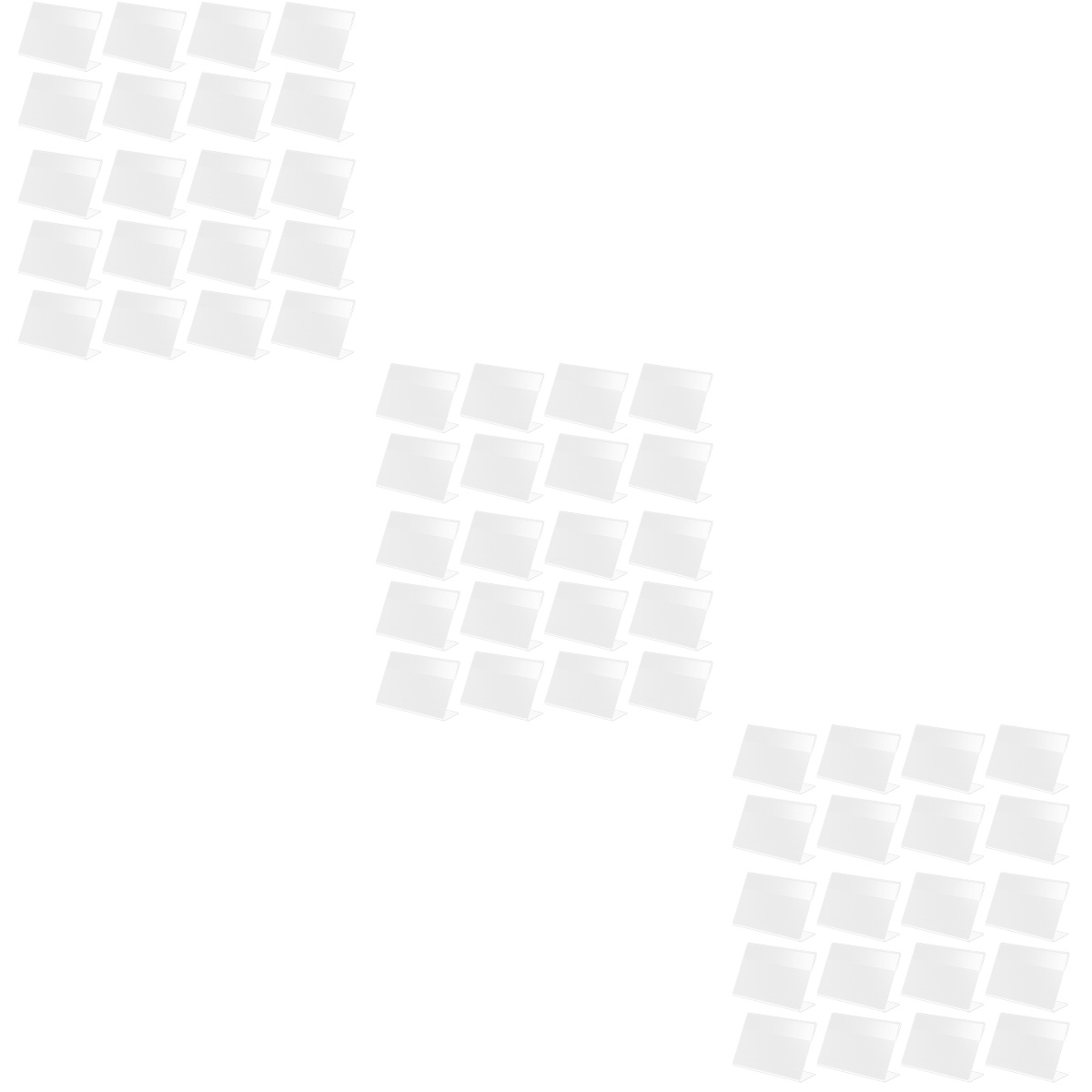 60 Pcs Display Shelves Labels Kitchen Pantry Basket Label Clip Tag ...