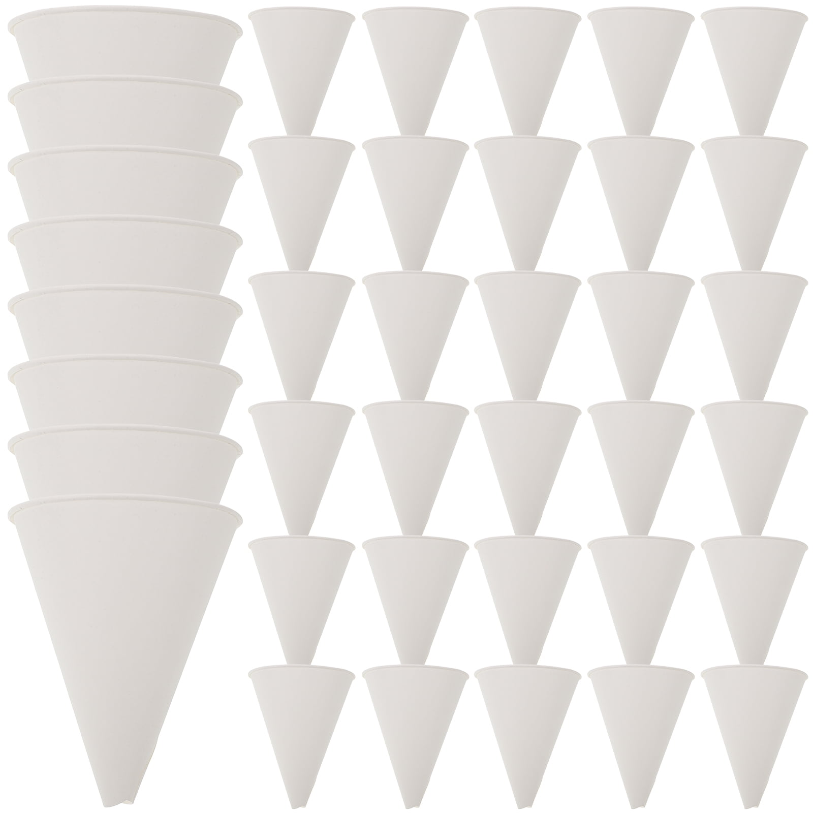 60 Pcs Disposable Oil Funnel Paper Funnel Oil Funnel Paper Gas Funnel ...