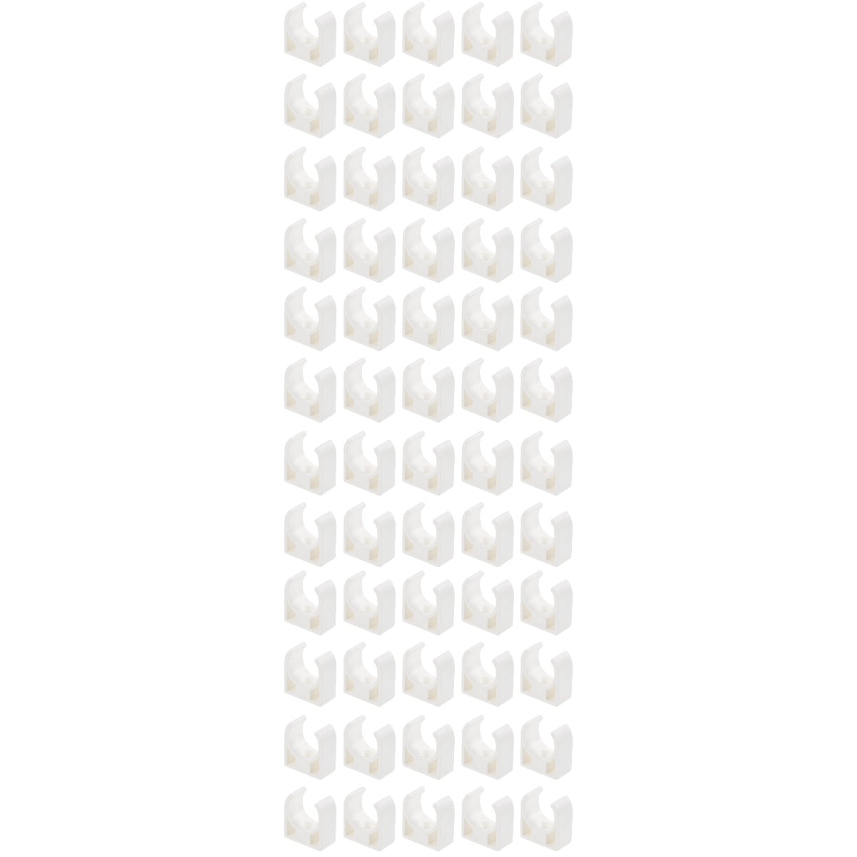 60 Pcs Electric Motor Mounting Brackets Clip DC Mini White Plastic ...