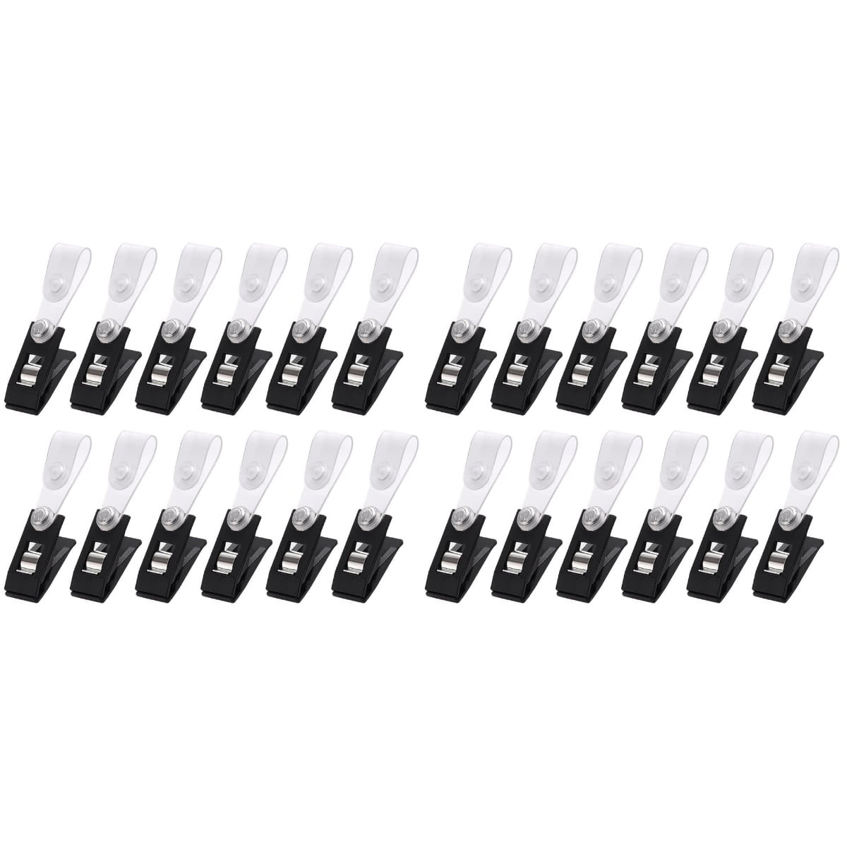 60 Pcs Flags Banner Fixing Clips Flag Pole Clip Mailbox Flag Holder ...