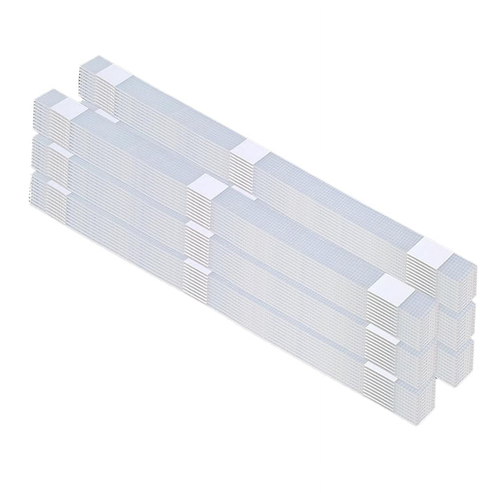 60 Pcs Glue Strips with Mesh Backing, 3/5 Inch Thermal Glue Strips for ...