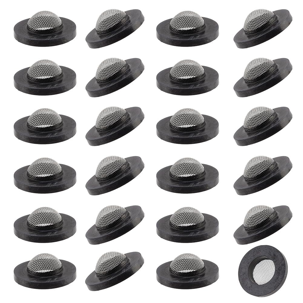 60 Pcs Hose Washers with Screen, 304 Stainless Steel Rubber Hose Filter ...