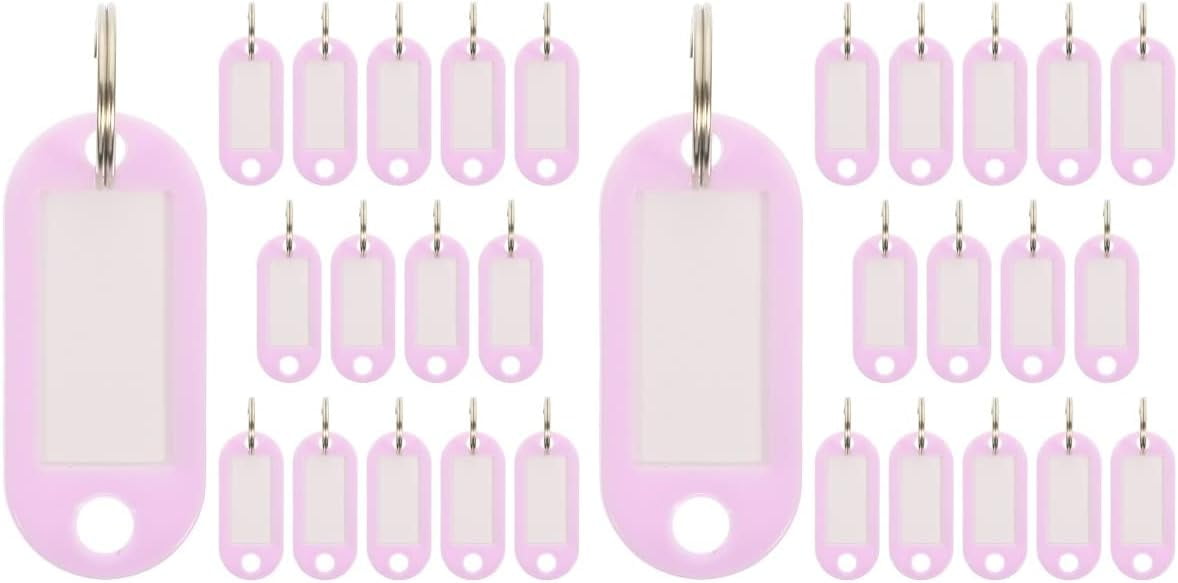60 Pcs Key Labels Label Tags Portable Luggage Tags Multi-Function Key ...