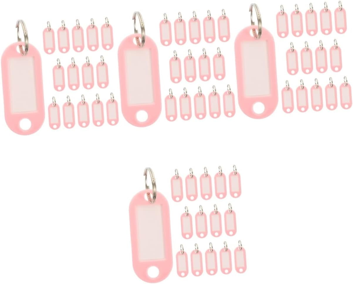 60 Pcs Key Tag Car Key Chain Travel Tags Metal Car Keychain LuggageKey ...