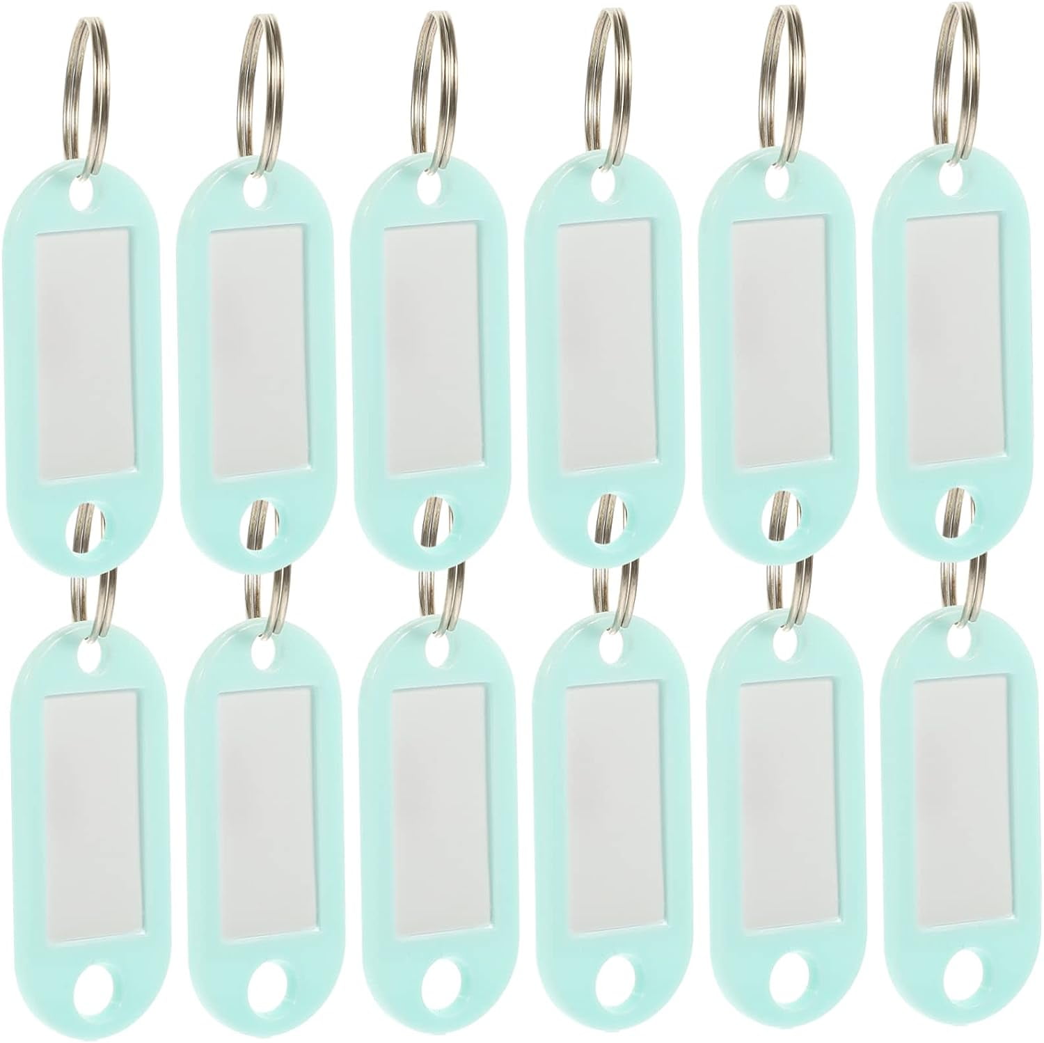 60 Pcs Key Tag Key Tags Plastic Travel Tags Colored Tabs Car Key Chain ...