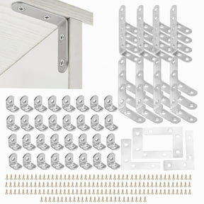 "20-Pack 2""x2"" SS L Brackets, Corner Brace Hardware, Heavy Duty ...