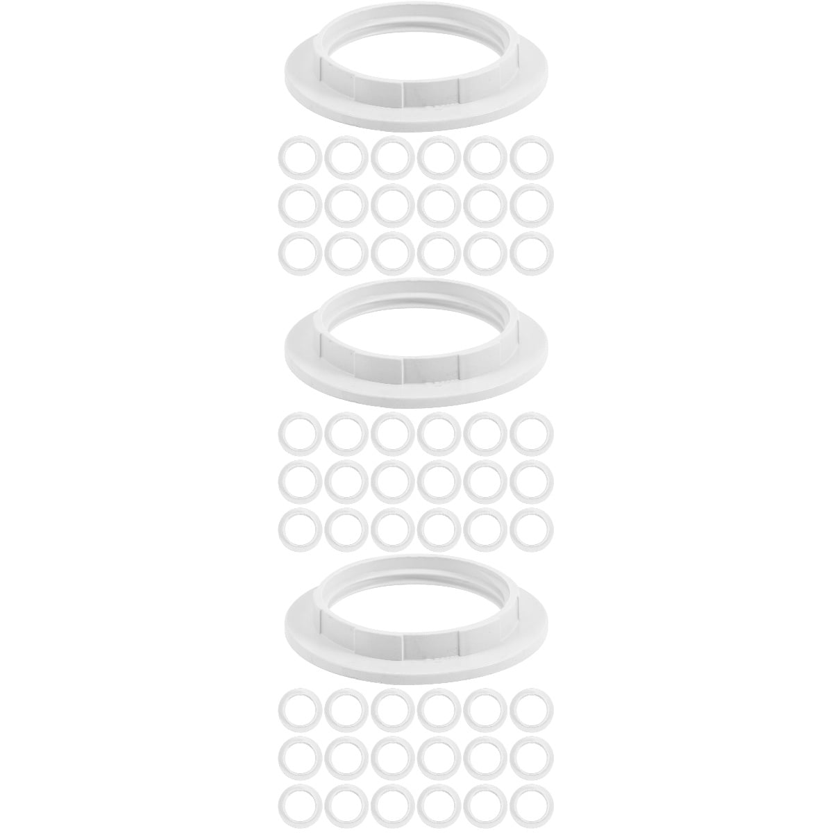 60 Pcs Lamp Shade Adapter Repair Kit for Table Lamps Floor Chandelier ...