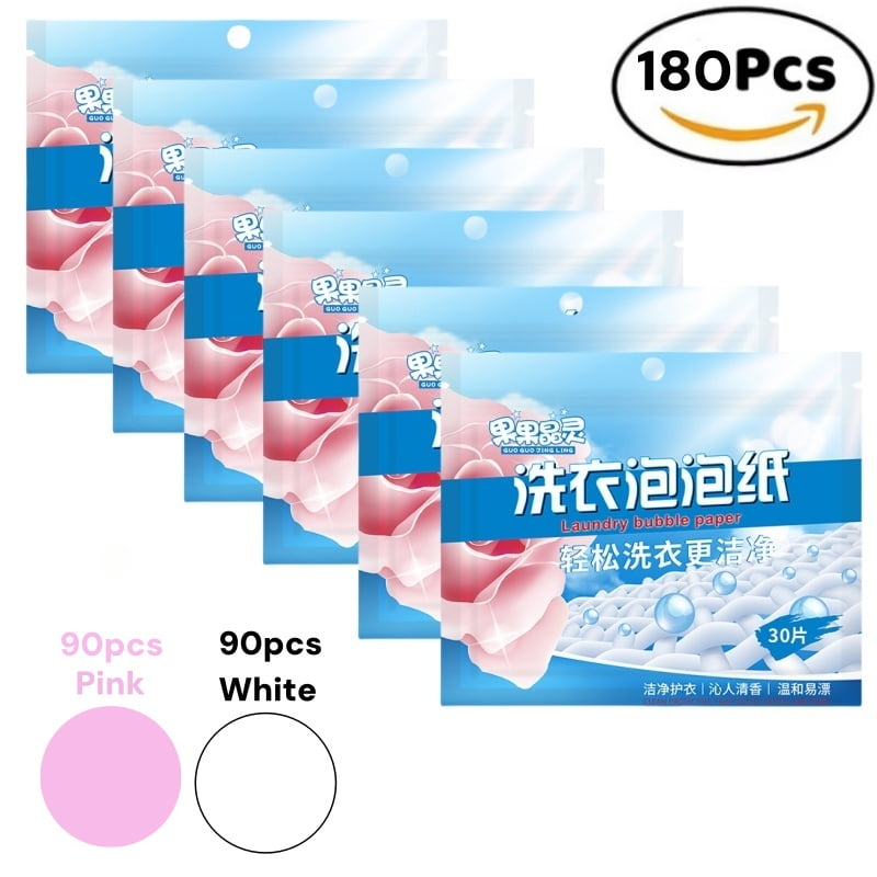 60 Pcs Laundry Tablets Concentrated Washing Powder Laundry Soap Washing ...