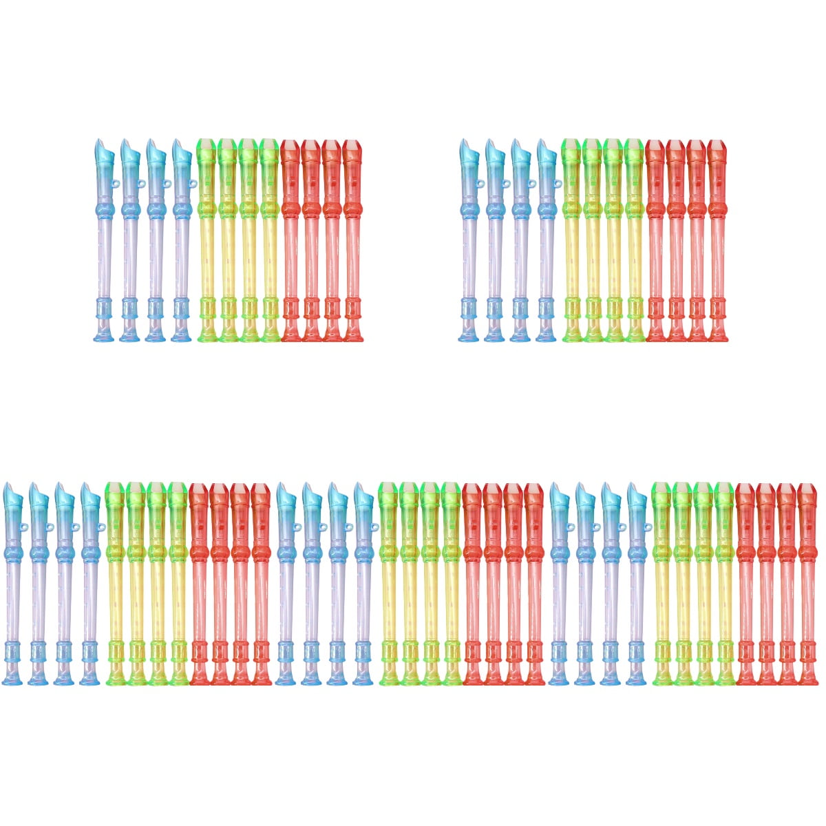 60 Pcs Little Flute Musical Instruments Early Education Toy Mini ...