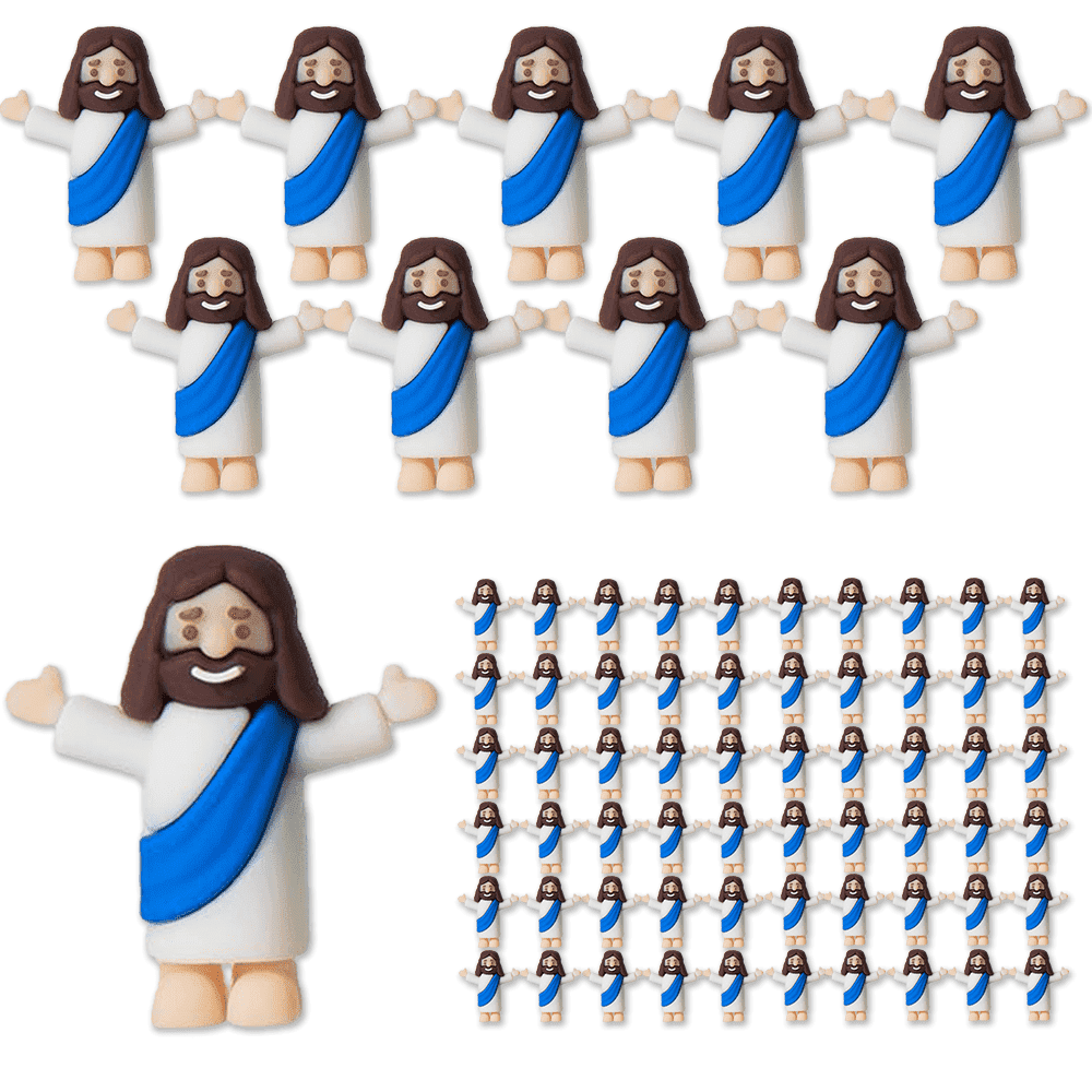 60 Pcs Little Jesus Figurine Miniature Jesus Doll Tiny Jesus Figurine ...