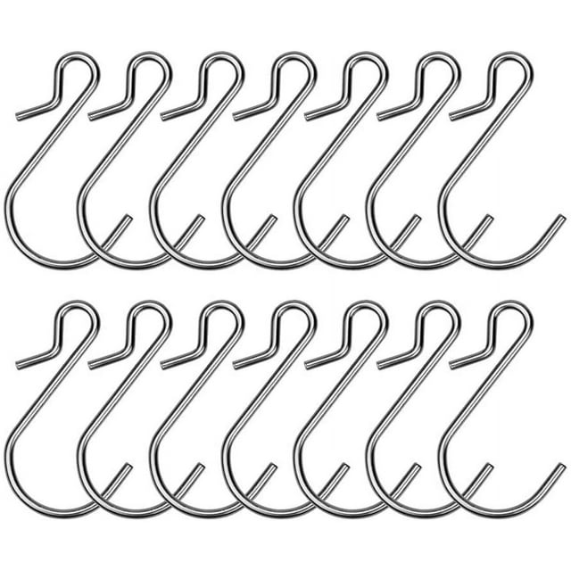 60 Pcs Metal Mini Gutter Hang Hooks Christmas Lights Ornament Hook Weatherproof Light Clips ...