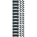 60 Pcs Models Toys Wood Train Track Pretend Train Track Train Buckle ...