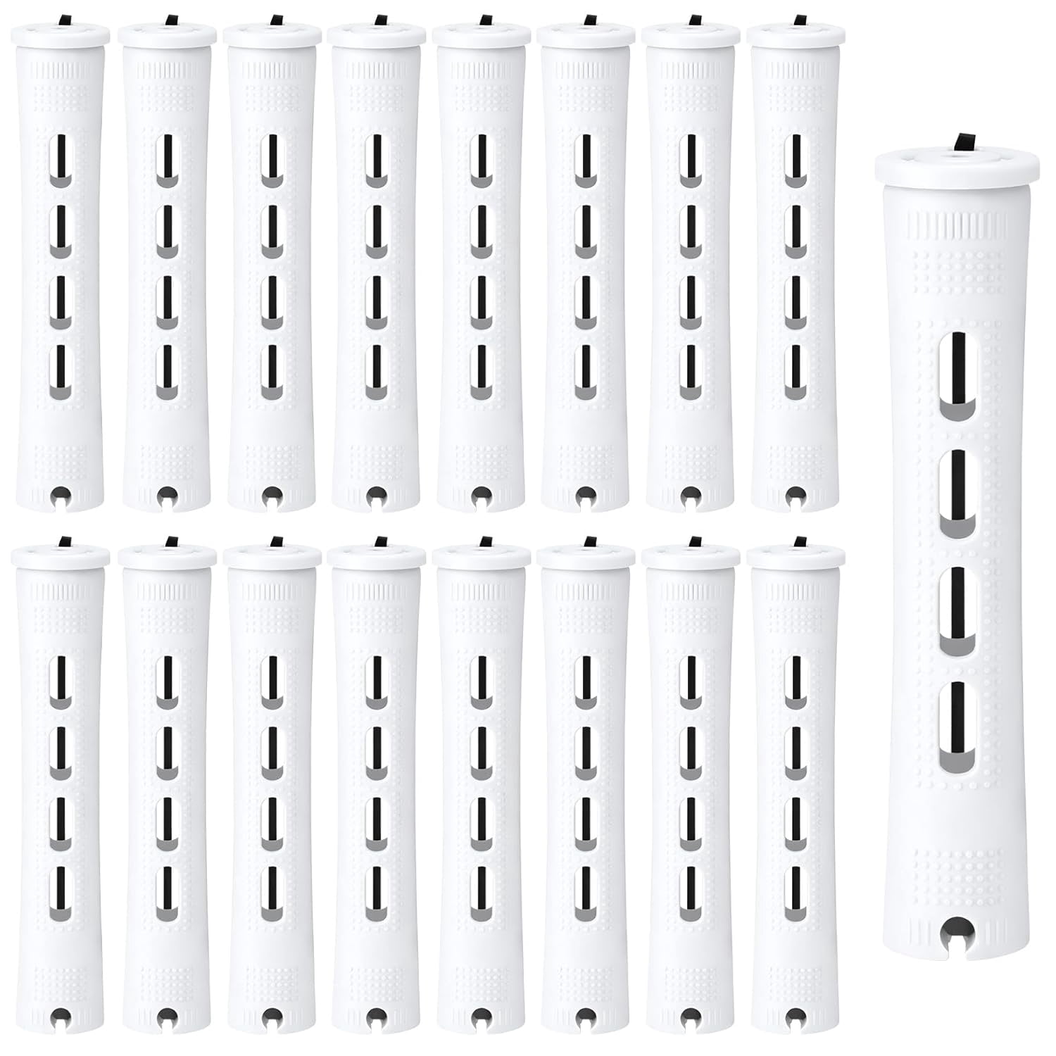 60 Pcs Perm Rods for Long Hair, Cold Wave Set Women's & Short Plastic ...