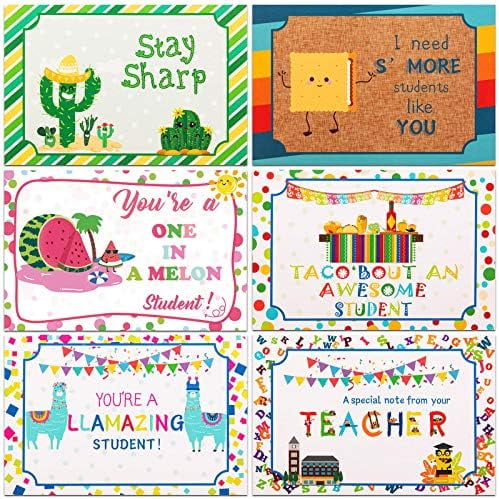 60 Pcs Positive Students Postcards Bulk Back to School Thinking of You ...