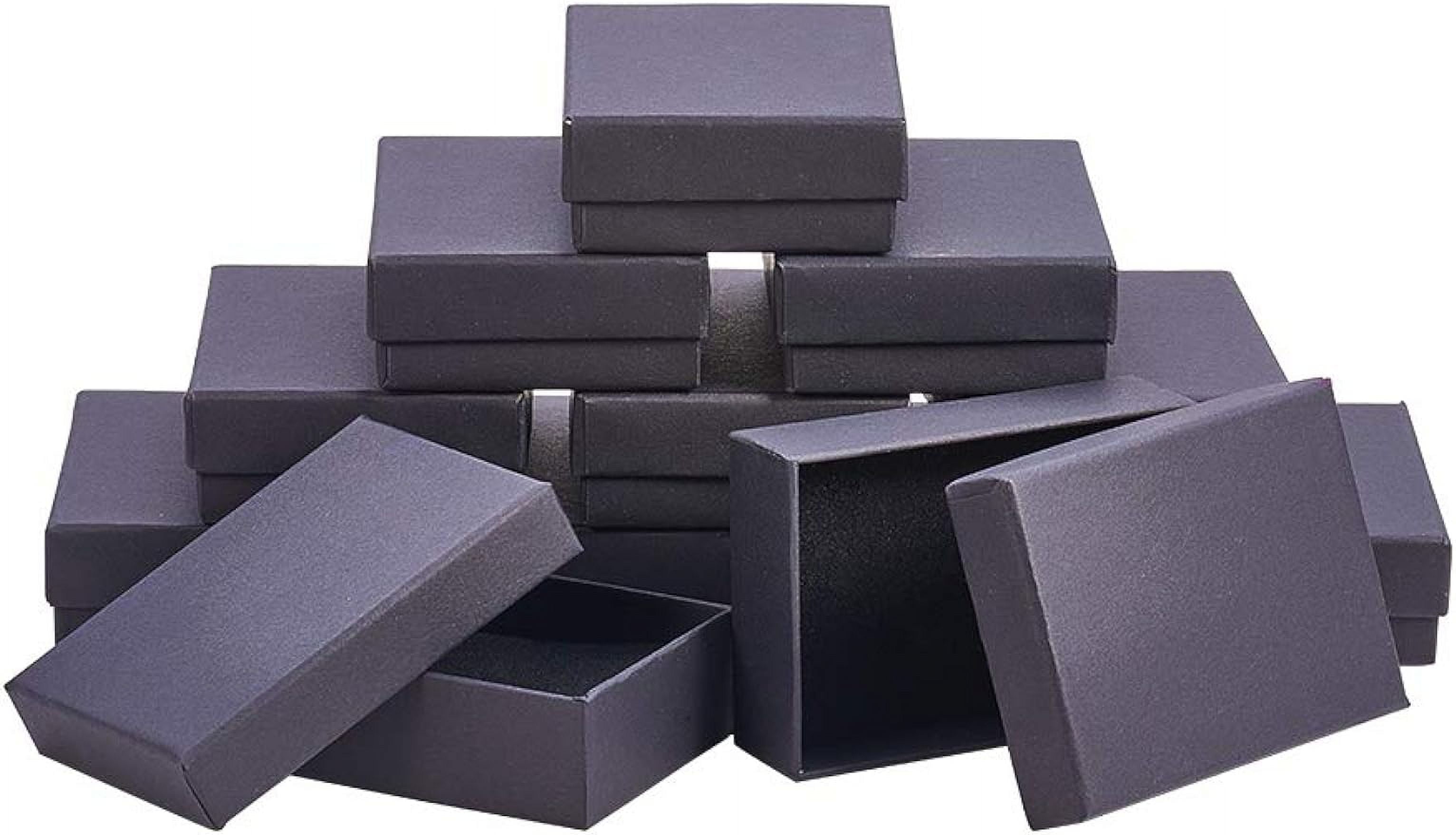 60 Pcs Rectangle Cardboard Jewelry Set Boxes with Sponge Inside - Walmart.com