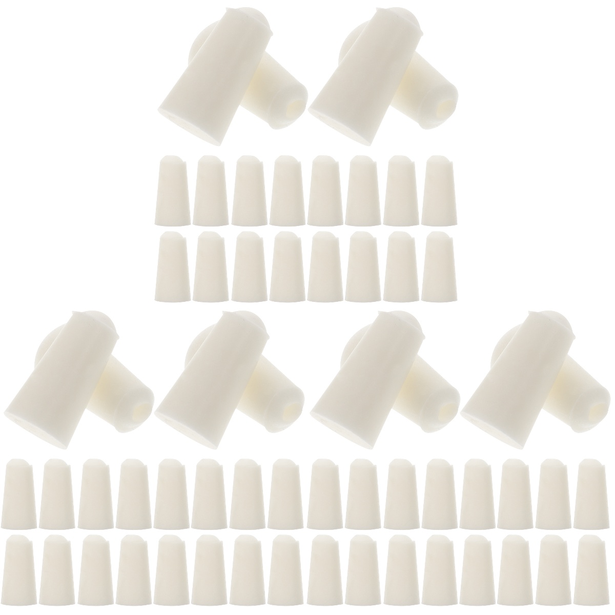 60 Pcs Rubber Plugs for Holes Flask Plugs Silicone Plugs for Holes ...