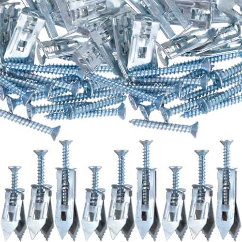 60 Pcs Self-Drilling Anchors, Anchors and Screws for Heavy Duty, Metal ...
