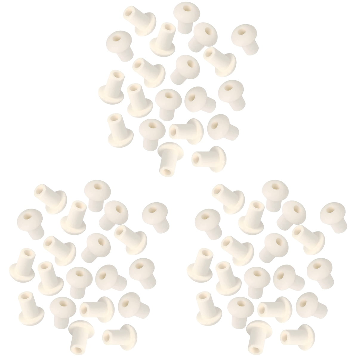 60 Pcs Small Stand Glass Oil Lamp Simple Wick Holder for Parts ...