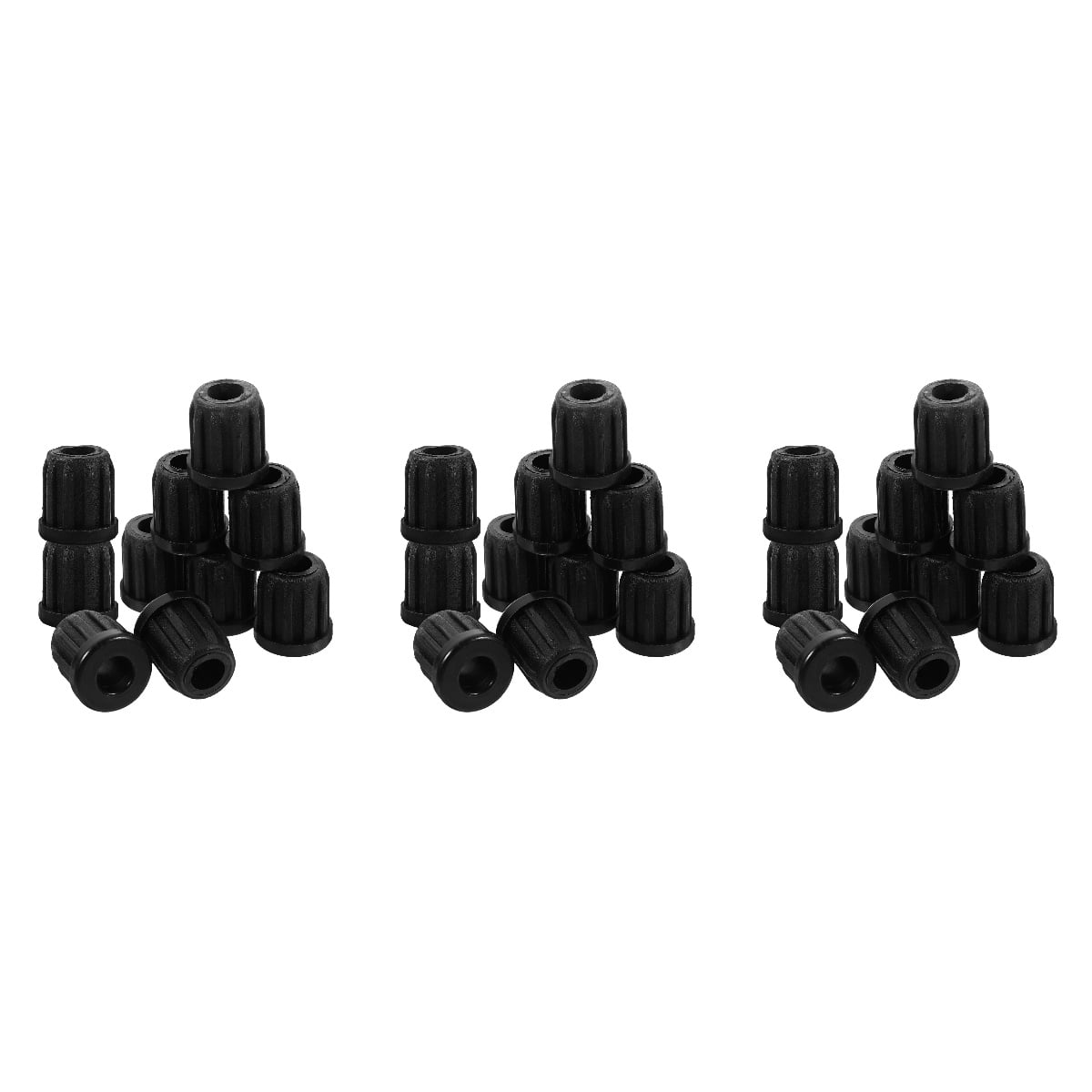 60 Pcs Small Wheel Sockets Swivel Caster Stem Sleeves Caster Socket ...